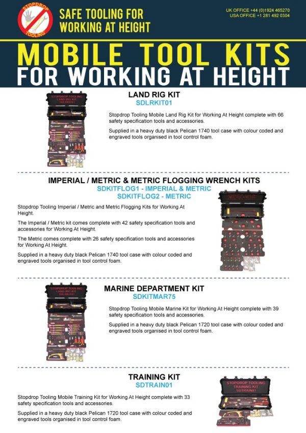 Stopdrop Tooling Mobile Tool Kits for ‘Working At Height’ • STOPDROP ...