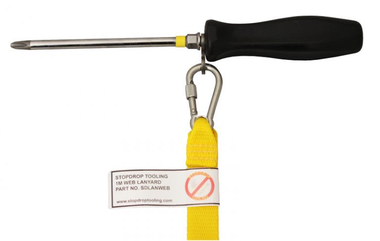 STOPDROP TOOLING BLACK HANDLE SCREWDRIVER SET FOR WORKING AT HEIGHT ...